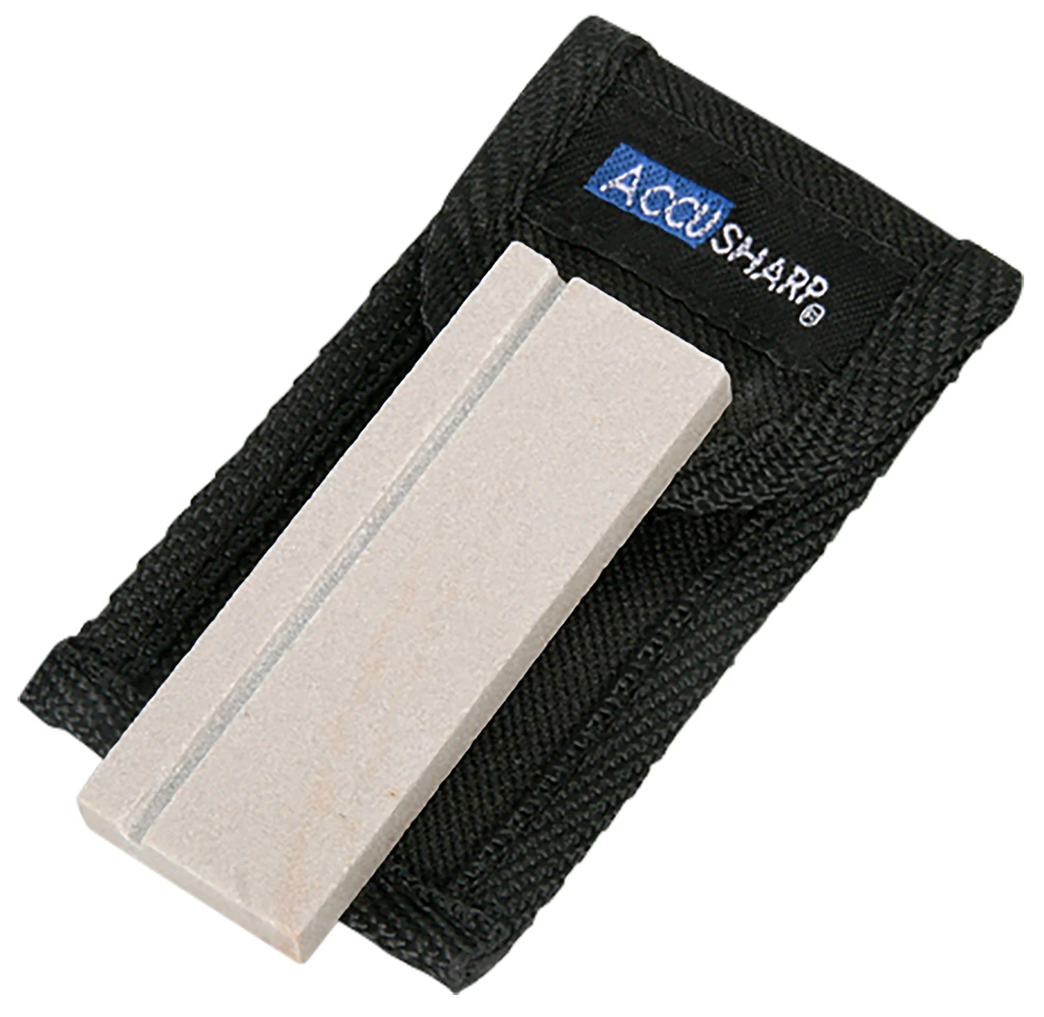 AccuSharp 024C Pocket Stone Natural Arkansas Stone Sharpener White ...