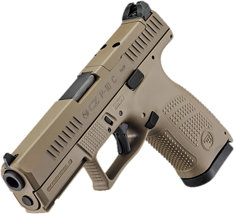 CZ-USA 91577 P-10 C Compact Frame 9mm Luger 15+1 4.02" Black Stainless ...