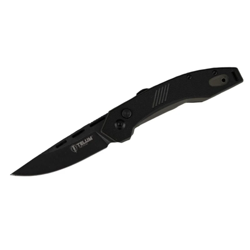 Telum Incinerator Tactical Automatic Knife 3-1/2" Drop Point Blade ...